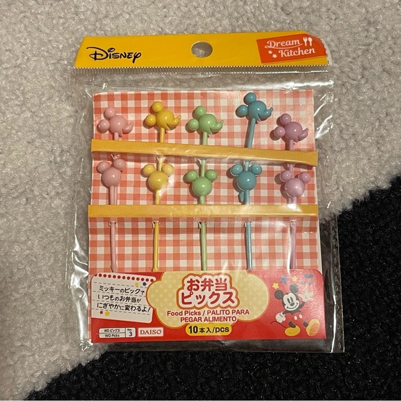 Disney | Kitchen | Daiso Disney Mickey Figural Food Picks | Poshmark